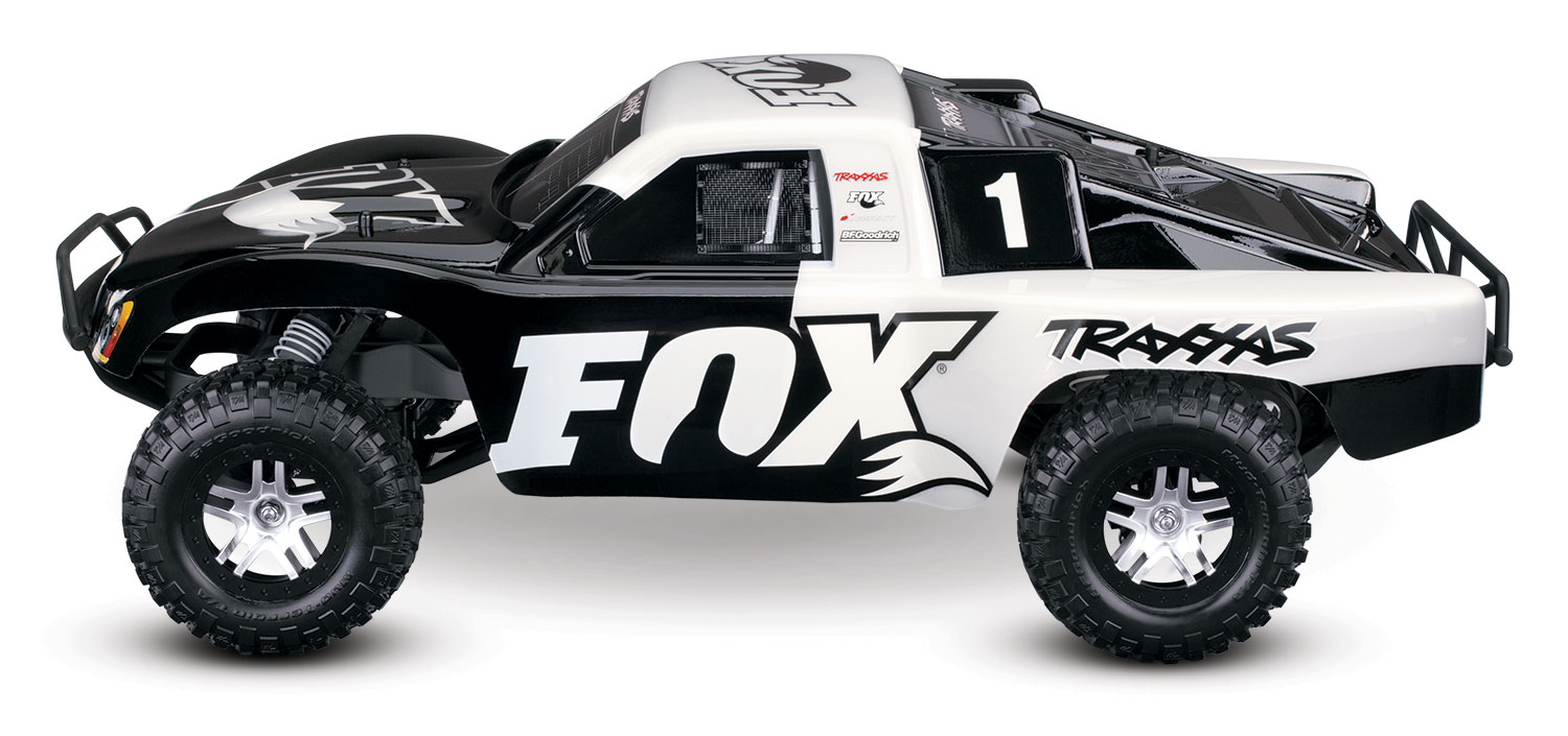 Traxxas Slash 2WD VXL TQi TSM (no battery/charger), Fox TRX58076-4F